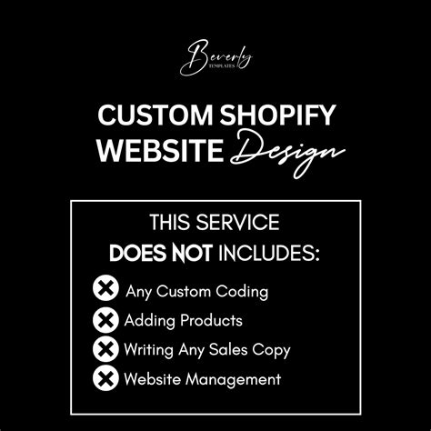 Custom Shopify Website Beverlytemplates