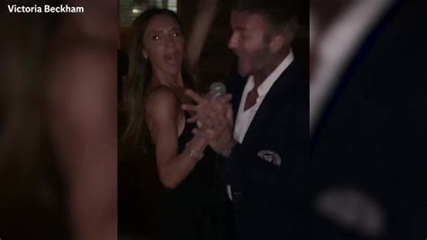 Victoria And David Beckham Belt Out Spice Girls During Karaoke Night