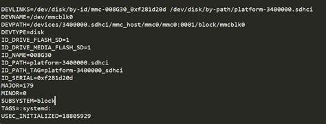 Udev What Is Devlinks In The Output Of Udevadm Info Queryproperty