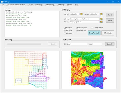 The GridMerge User Interface