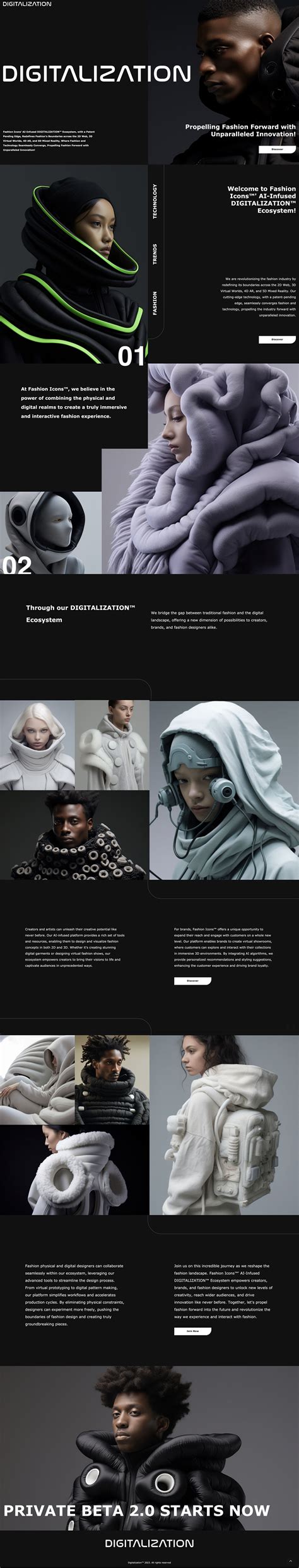 digitalization web ui design concept on behance