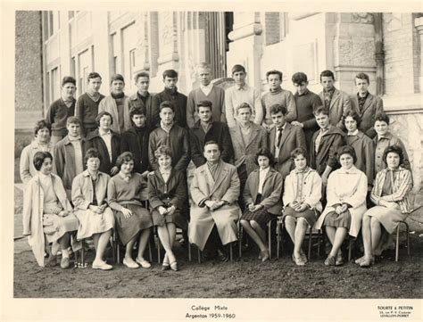Photo De Classe Seconde Moderne De 1959 Lycée Rollinat Copains Davant