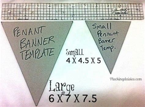 Pennant Size Chart Keski