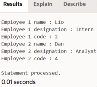 PL SQL Records Tutorial With Examples