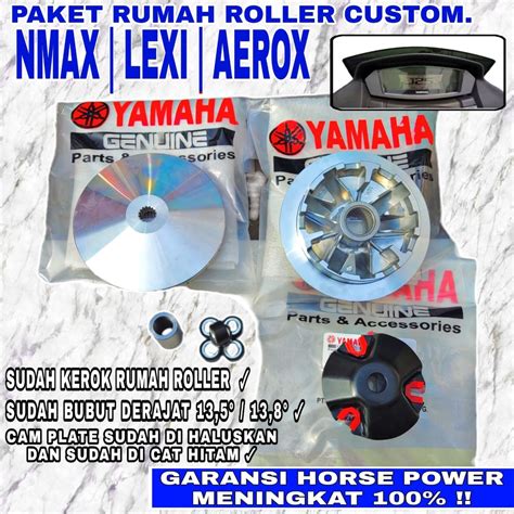 Jual PROMO PULLEY BUBUT CUSTOM Pulley CVT Rumah Roller Yamaha Lexi