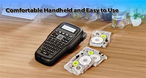 Amazon Com Handheld Label Maker Machine With Keyboard E1000 Pro Portable Label Maker Label