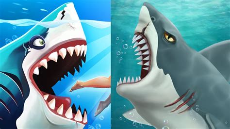 Hungry Shark World Vs Shark World Hungrysharkworld