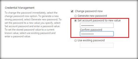 Update Managed Accounts Password In Sharepoint Using Ui And Powershell