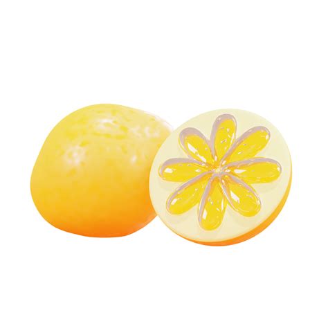 3d Symbol Rendern Zitrone 22992098 Png