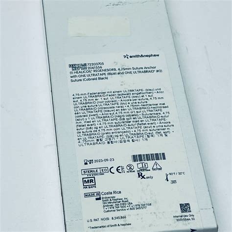 New SMITH NEPHEW HEALICOIL Mm Suture Anchor Disposables General For Sale