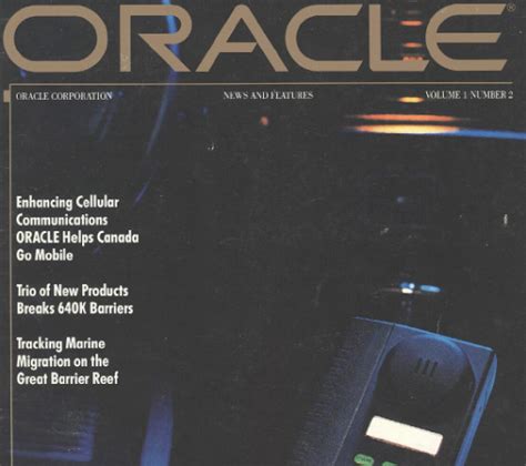 Oracle Magazine Fall 1987 Ora Lytics