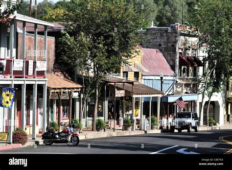 Main Street Angels Camp California Usa United States America