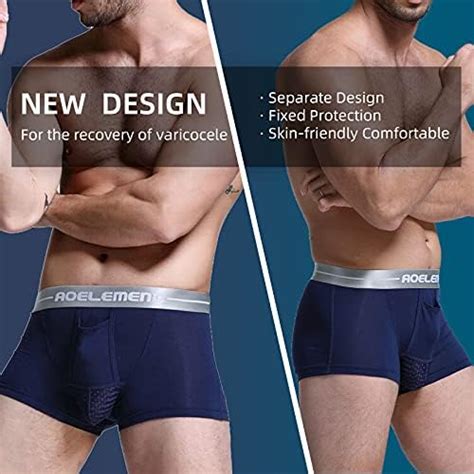 Binbeiv Men Mens Varicocele Underwear For Scrotal Testicle Support