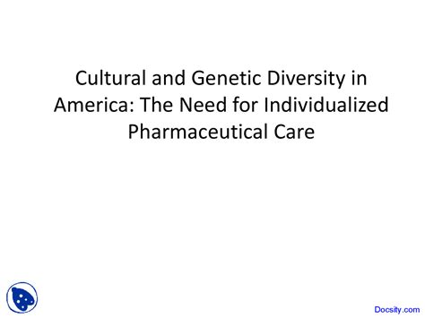 Addressing Disparities Cultural And Genetic Diversity In Treatment