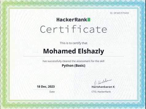 Mohamed Elshazly On Linkedin Pythonprogramming Python Hackerrank