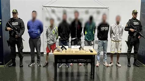 Banda Criminal Que Extorsionaba Fue Capturada En Medellín