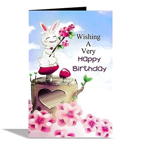 WISHING UN TRÈS Joyeux Anniversaire Carte de Vœux Multicolor EUR 10 00