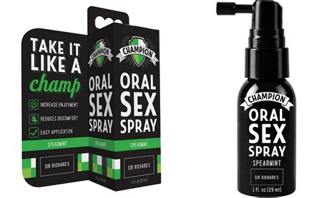 Sir Richards Champion Spearmint Oral Sex Spray 1 Fl Oz Groupon