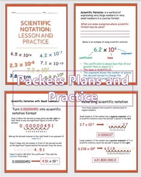 Significant Figures And Scientific Notation Bundle Lessons Tpt