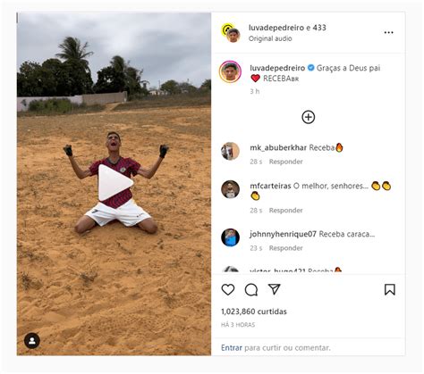 Luva de Pedreiro posta vídeo no Instagram Graças a Deus News Brazil