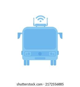 Internet Connected Bus Iot Automation Concept Stock Vector Royalty Free 2172556885 Shutterstock