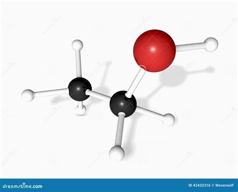 Ethanol Molecule Stock Illustration Illustration Of Molecular 42432316