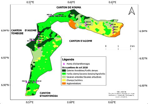 Répartition des points d e chantillonnage Download Scientific Diagram