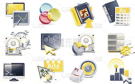 矢量网站开发图标集