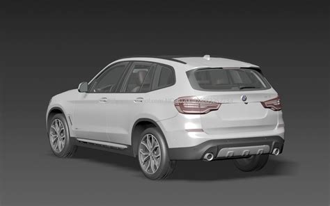 2019款宝马x3汽车3d模型带材质带精致内饰汽车模型下载 摩尔网cgmol
