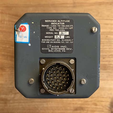 Boeing 707 727 Or 737 Altitude Indicator Aviation Gadgets