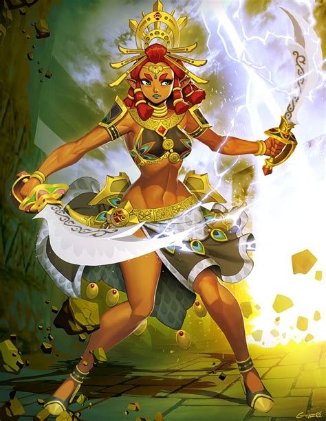 Riju The Legend Of Zelda And More Drawn By Genzoman Danbooru