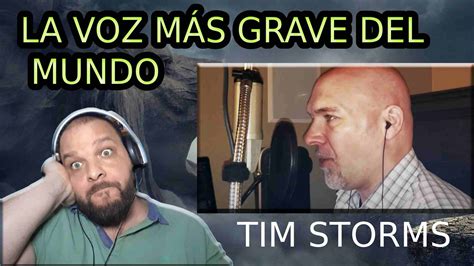 Tim Storms La Voz Más Grave Del Mundo Marcos Barbas