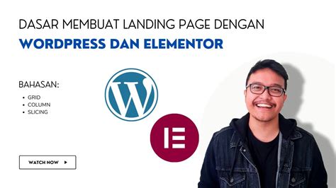 Dasar Membuat Landing Page Dengan Elementor Elementor Nyebelin Youtube