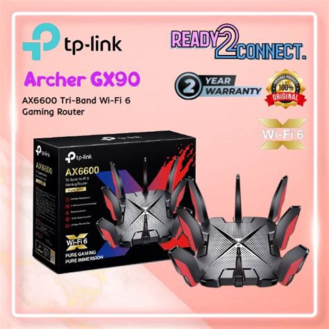 Jual TP LINK Archer GX90 AX6600 Tri Band Wi Fi 6 Gaming Router Shopee Indonesia