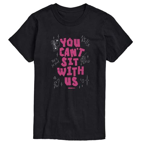 Mean Girls You Cant Sit With Us Mens Short Sleeve Graphic T Shirt