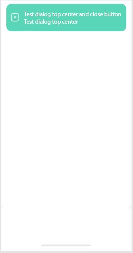 User Interface How To Show Custom Dialog At The Top Center Of The