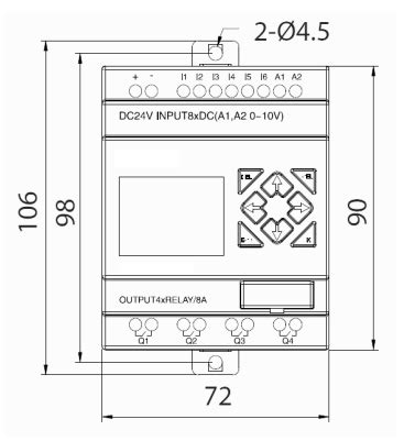 SMTEDR Automate Vcc TOR In Ana In Sorties Relais A