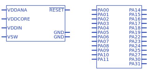 ATSAML E B AUT Microchip Datasheet PDF Footprint Symbol Technical Specs