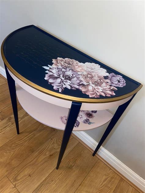 Half Moon Console Table Etsy