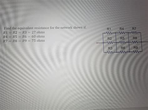 Answered: Find the equivalent resistance for the… | bartleby