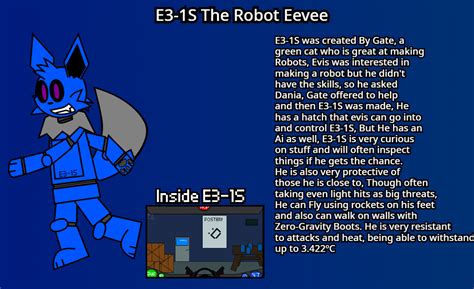 E3 1s The Robot Eevee By Ryaman138 On Deviantart