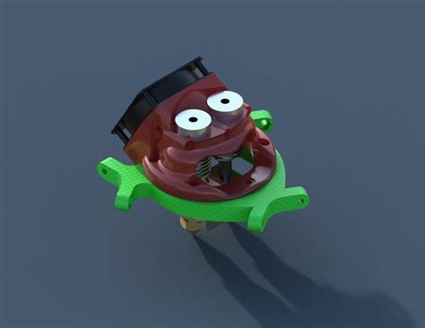 D Printed Delta Dual Extruder Mount And Platform By Matt Omond Pinshape