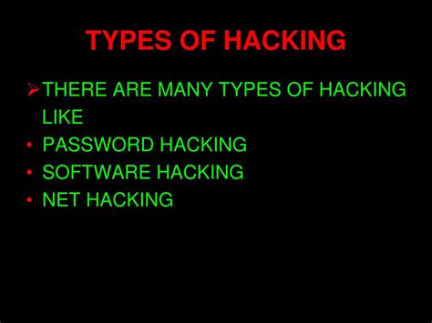 PPT HACKING PowerPoint Presentation Free Download ID
