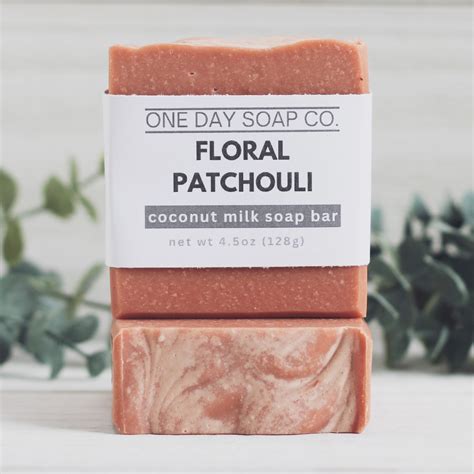 Floral Patchouli Coconut Milk Soap Bar Moxie Farm And Soap Co