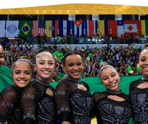 Brasil é prata na disputa por equipes na ginástica artística feminina