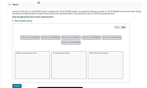 solved a volume of 100 ml of 1 00mhcl solution is titrated