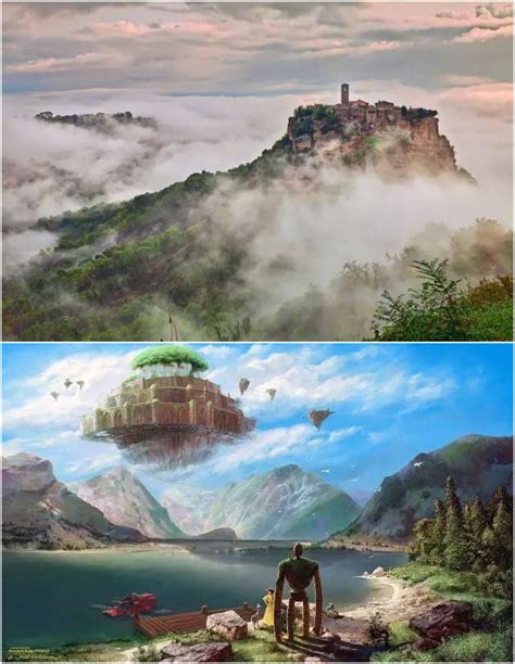 宫崎骏天空之城的原型美丽的意大利小 堆糖美图壁纸兴趣社区