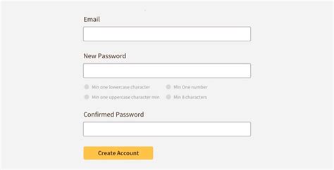 Checklist A Better Password Form Fields Jin Design