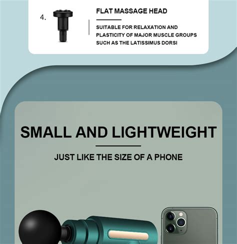 Portable Mini Muscle Massage Gun Lcd Compact And Silent Muscle