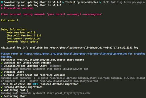 Updating The New Ghost Blog Engine